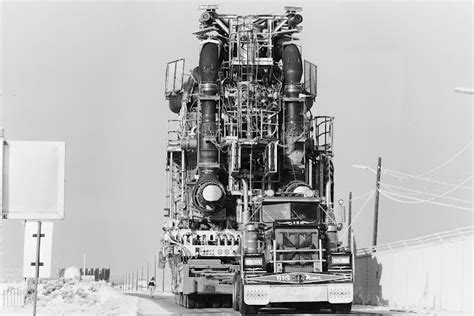 Two Heat Transfer Reactor Experiment Reactors Were Hauled To A Visitor Centre At The Idaho