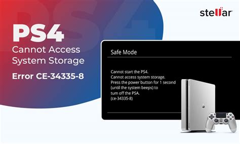 PS Cannot Access System Storage Error CE Fixed