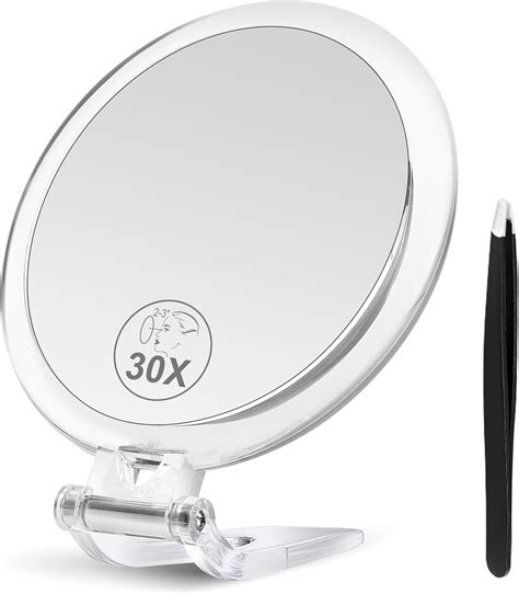 B Beauty Planet Espejo De Aumento 30x Espejo De Aumento Con Soporte Y