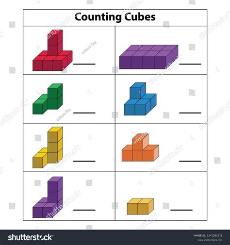 Counting Cubes Worksheet Kindergarten Number Worksheet