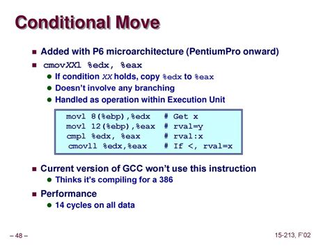 Code Optimization Ii Machine Dependent Optimizations Oct 1 Ppt Download