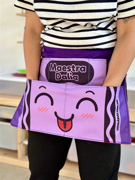 Maxidelantal │ Crayola Morada Lapislázuli