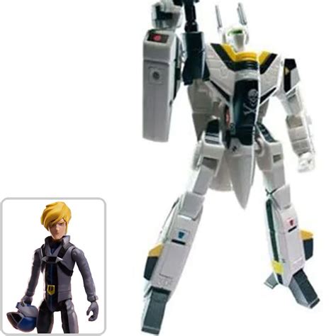 Robotech Transformable Veritech Fighter Vf 1s Roy Fokker 1 100 Scale