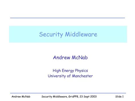 PPT Security Middleware PowerPoint Presentation Free Download ID 4133883