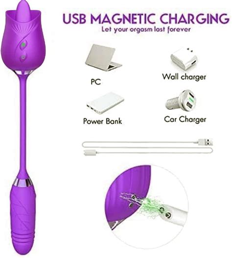 Estimulador Sexual Rosa Para Mujer En Estimulador Del Cl Toris Para Lamer La Lengua Vibrador