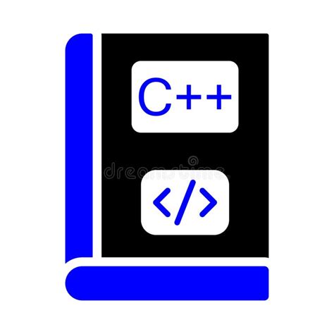 C Programming Language Book Icon Stock Illustration Illustration Of