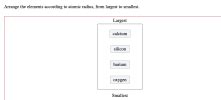 Arrange These Elements According To Atomic Radius Largest Radius