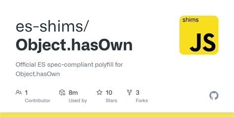Github Es Shimsobjecthasown Official Es Spec Compliant Polyfill For Objecthasown