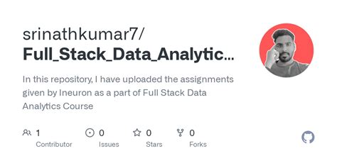 GitHub Srinathkumar Full Stack Data Analytics Assignment In This