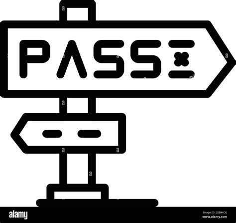 Security Password Icon Outline Security Password Vector Icon For Web Design Isolated On White