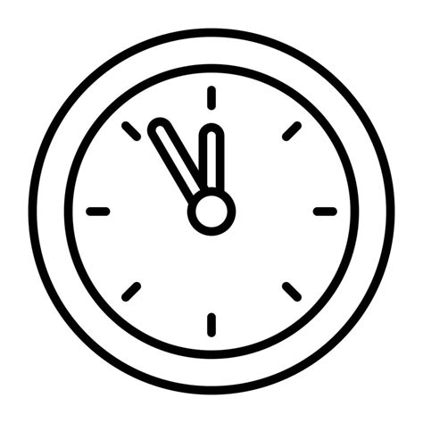Trendy Vector Design Of Wall Clock Vector Art At Vecteezy