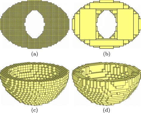 examples of decomposition of orthogonal polyhedrons a original