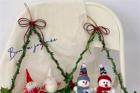 리스·조화 삼각형 눈사람 산타클로스 장식 가랜드 크리스마스 리스 벽걸이 장식 홈파티 나무 행잉 소품 오늘의집 쇼핑