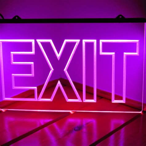 Exit Sign Etsy UK
