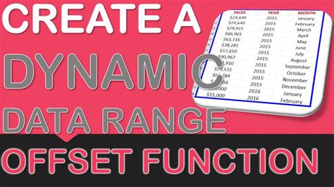 Excel Offset Function Myexcelonline Excel Excel Tutorials Data