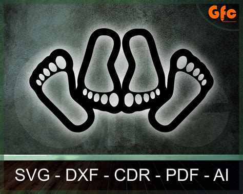 Sex Icons Foots Laser And Cnc Cuts Or Printing Dxf Svg Pdf Ai Cdr