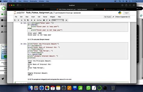 rutik polekar on linkedin learning python jupyternotebook