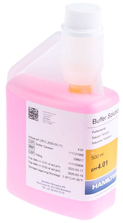 Burkert 418540 Ph Buffer Solution Rs Components Indonesia