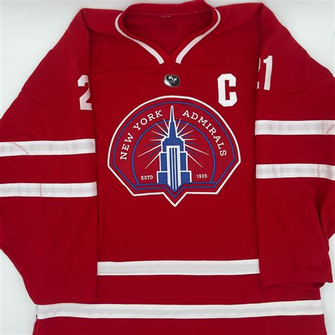 New York Admirals Official Hockey Jersey Heated Rivalry