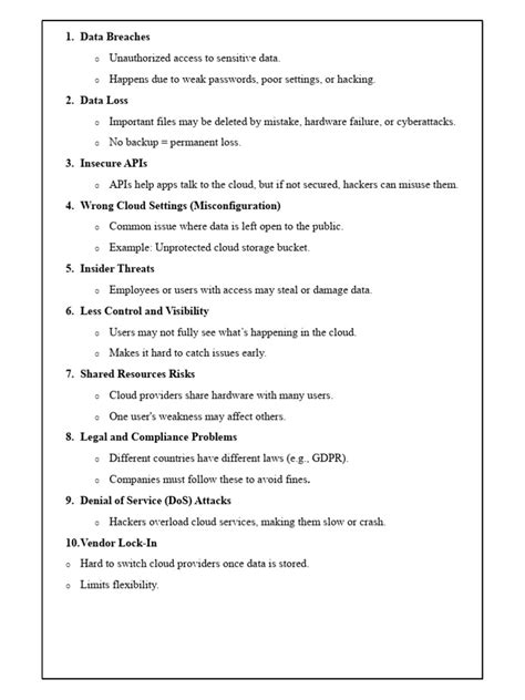 Cloud Challenges Pdf