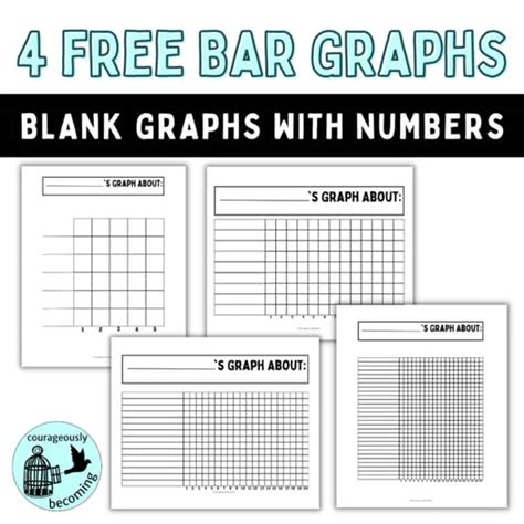 Blank Bar Graphs With Numbers Free Printable By Courageously Becoming