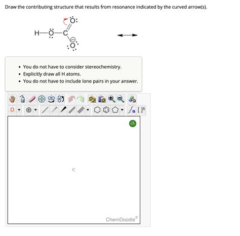 Solved Draw the contributing structure that results from | Chegg.com