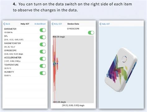 Bluetooth Low Energy Module Axis Sensor Holyiot