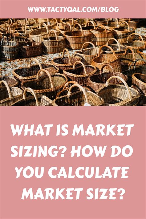 What Is Market Sizing How Do You Calculate Market Size Tactyqal