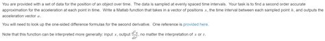 solved use matlab to write a function use the following