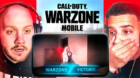 Warzone Streamers react to Warzone Mobile - YouTube