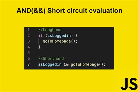 AND Short Circuit Evaluation R Learnjavascript