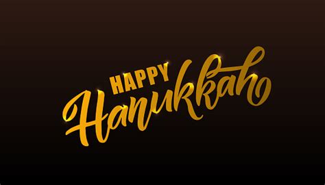 하누카 유대인 휴가에 대한 문자 타이포그래피의 벡터 그림 아이콘 배지 포스터 배너 시그니처 해피 하누카 하누카 엽서 초대장 카드 템플릿 벡터 일러스트레이션 개체 그룹에 대한