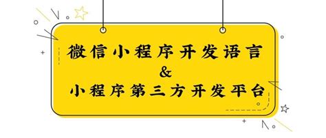 微信小程序用什么语言开发？微信小程序第三方开发平台好用吗？ 知乎
