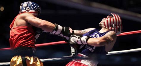 Two Guys Boxing Roam Strong