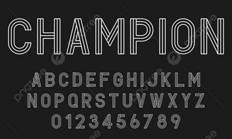 라인 벡터 일러스트와 함께 알파벳 글꼴 문자와 숫자 현대 추상 디자인의 집합 세리프 글꼴 현대의 단순한 Png 일러스트 및 벡터 에 대한 무료 다운로드 Pngtree