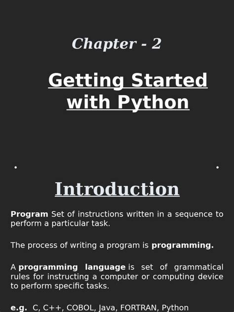 chapter 2 getting started with python pdf