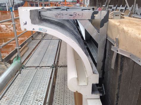 Bracing For Heavy And Protruded Gfrcfixing On The Structural Rib Cladding Design House