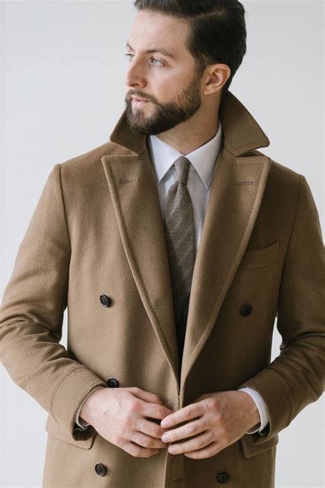 Camel Wool Cashmere Ulster Coat Mr Cavaliere