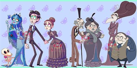 Corpse Bride Lineup By Beetlejulia On Deviantart