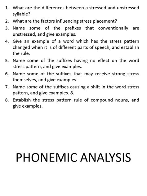 Phonetics 7 Pdf Phoneme Stress Linguistics