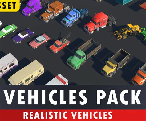 Artstation Vehicles Pack Realistic Vehicles Game Assets