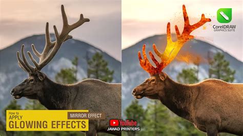 Glow Effect Glow Effect Apply In CorelDraw Jawadprinters YouTube