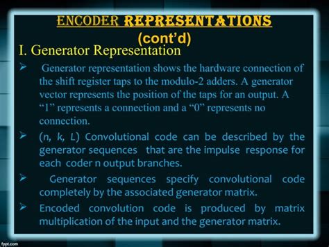 Convolutional Codes And Their Decoding Ppt Programming Languages