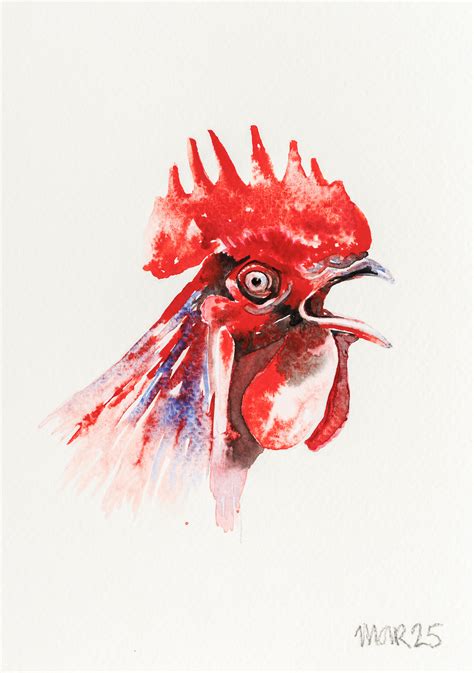 Cockerel 3 Jim Moir Art