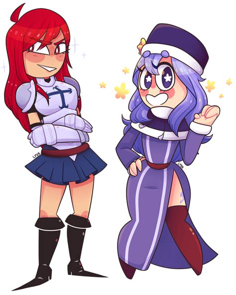Erza And Juvia By Pxlbr On Deviantart