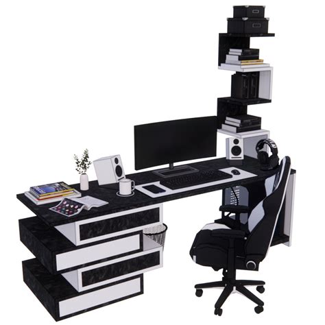 Sketchup Workstation Desk 3d Turbosquid 2024346