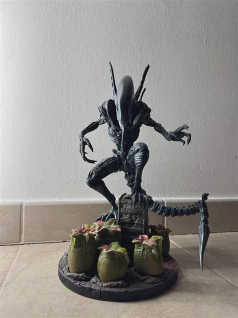 Alien Xenomorph With Eggs Etsy