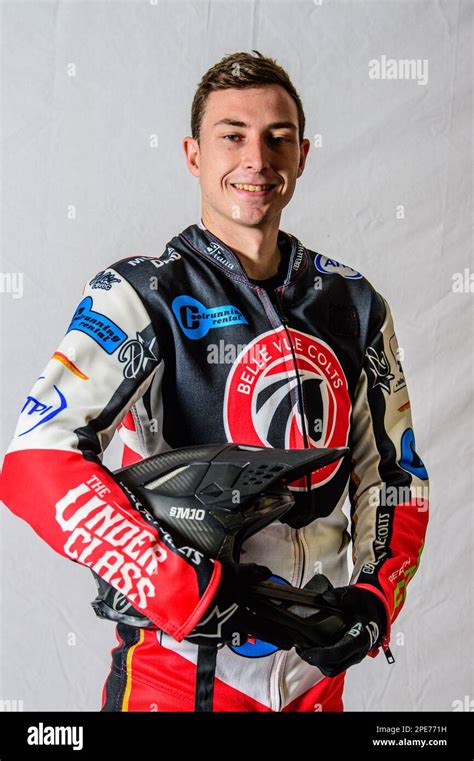 Matt Marson Of Belle Vue Colts During The Belle Vue Aces Media Day At