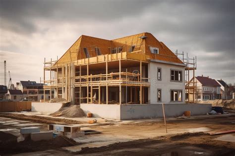 46constructionoflowrise16873924593021 Stock Illustration