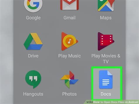 How To Open Docx Files On Android Steps With Pictures How To Open Docx Files On Android Steps With Pictures